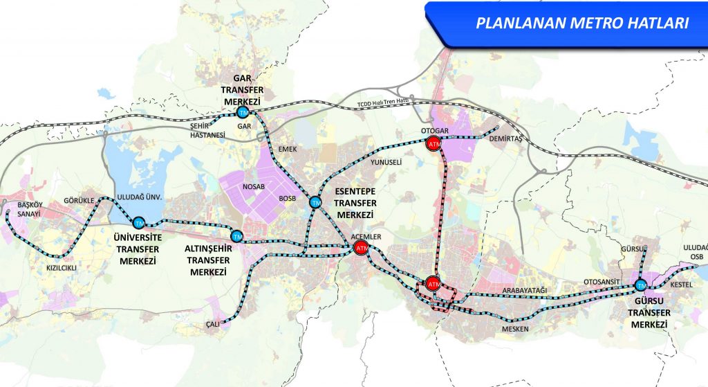 Bursa'ya Müjde! Yeni Metro Hatları Geliyor - İnşaPORT | İnşaat ...